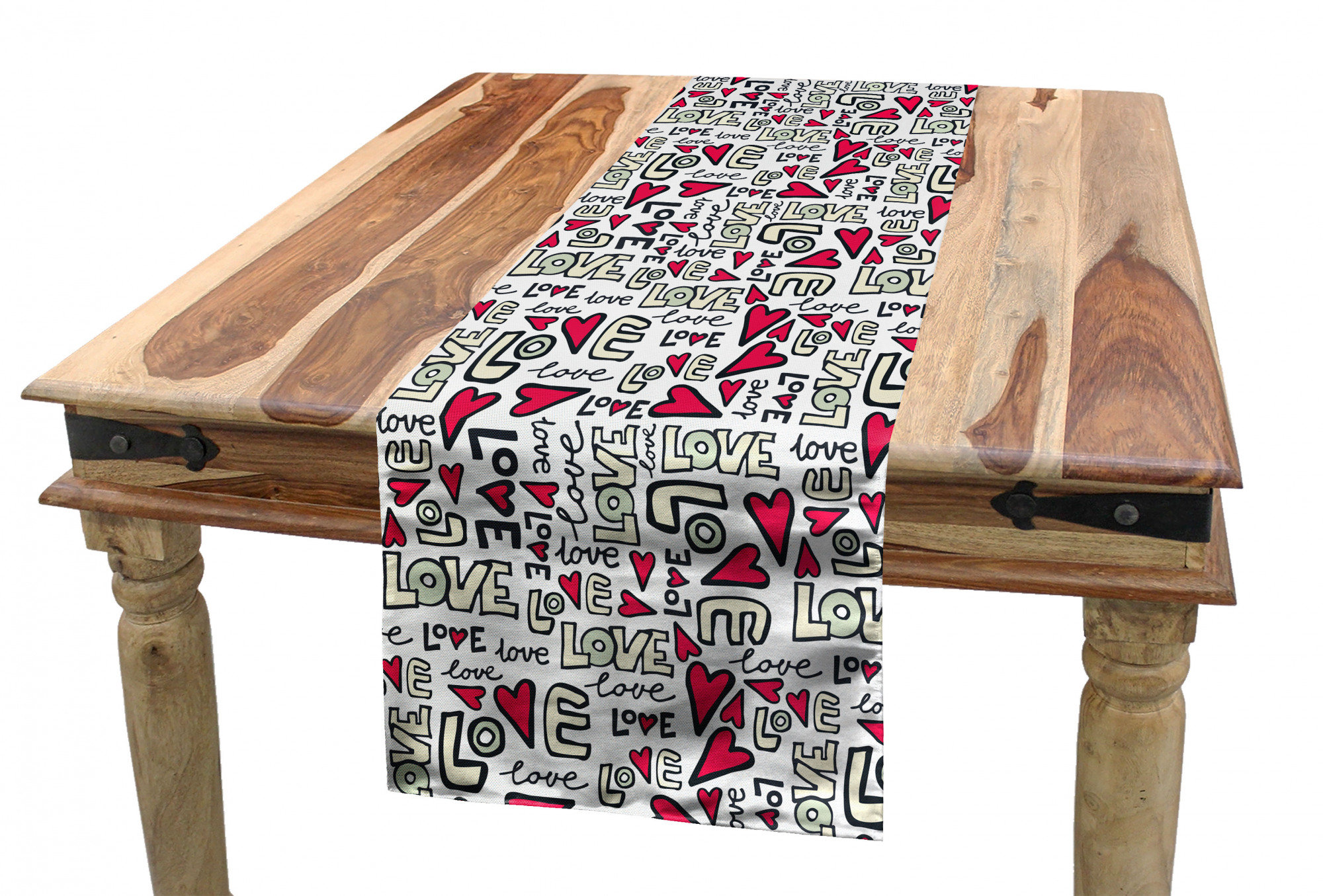East Urban Home Love Table Runner | Wayfair