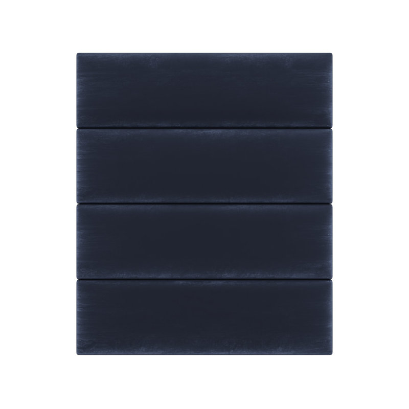Vant Panels Velvet Wall Paneling in Navy | Wayfair