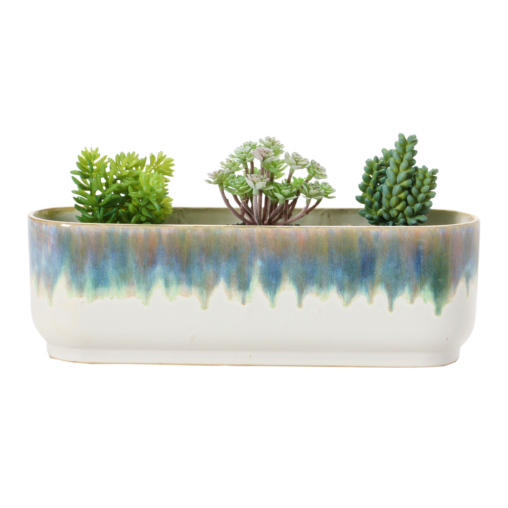 Foundry Select Ivanka Ceramic Planter Box & Reviews | Wayfair