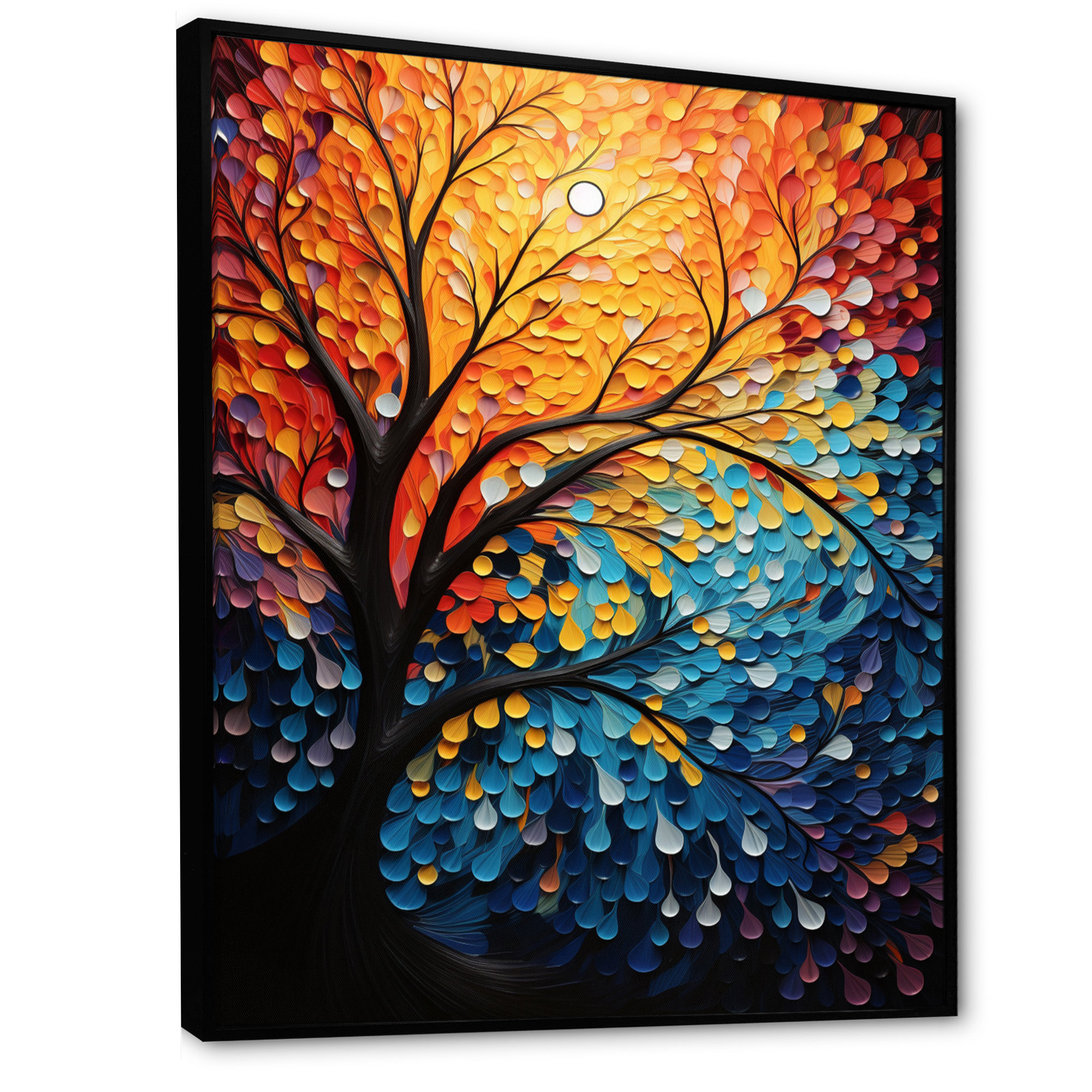 Latitude Run® Hardedge Art Sublime Tree Symmetry V - Abstract Canvas ...