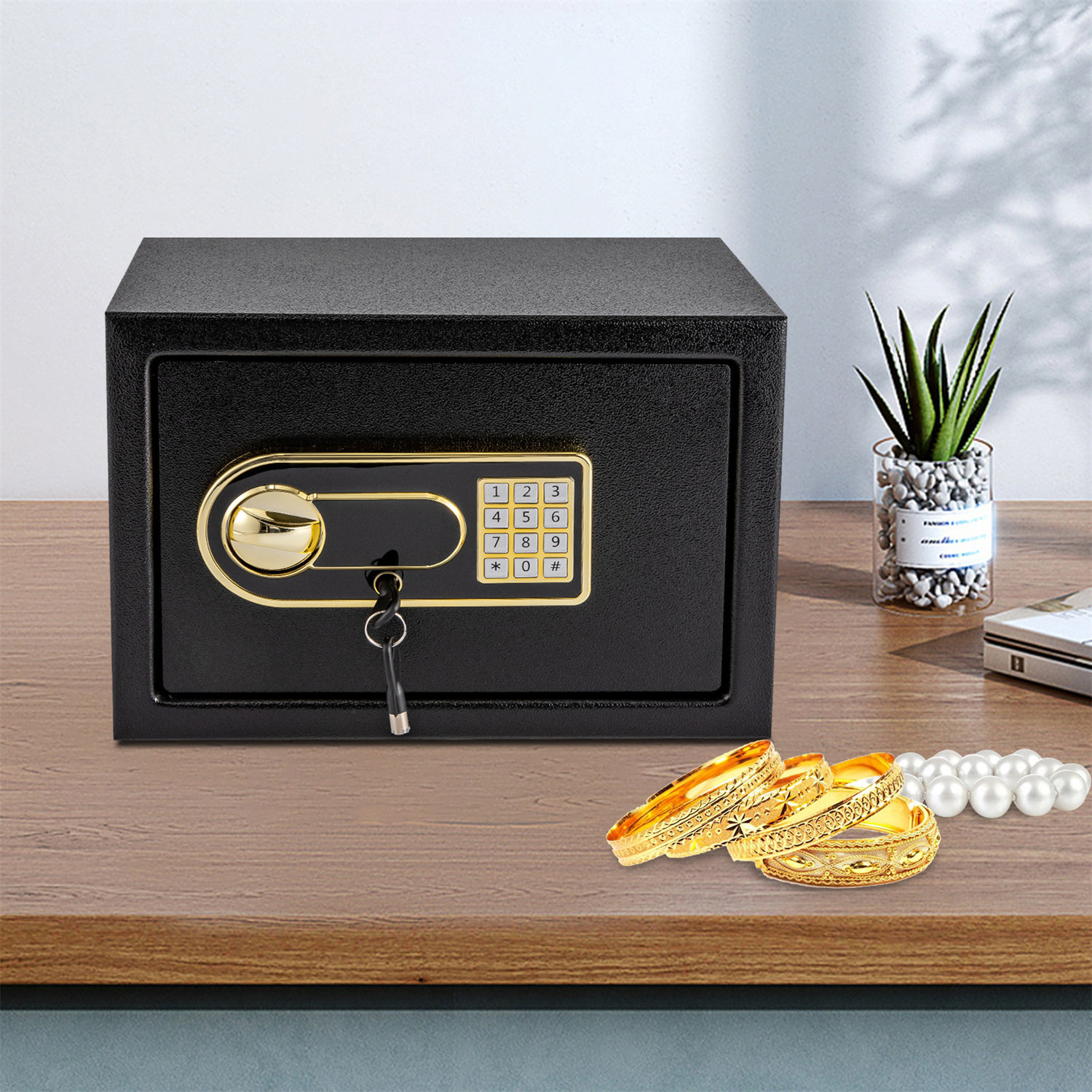 YINXIER Minimalism Design Safe Box with Dual-Lock & Reviews | Wayfair