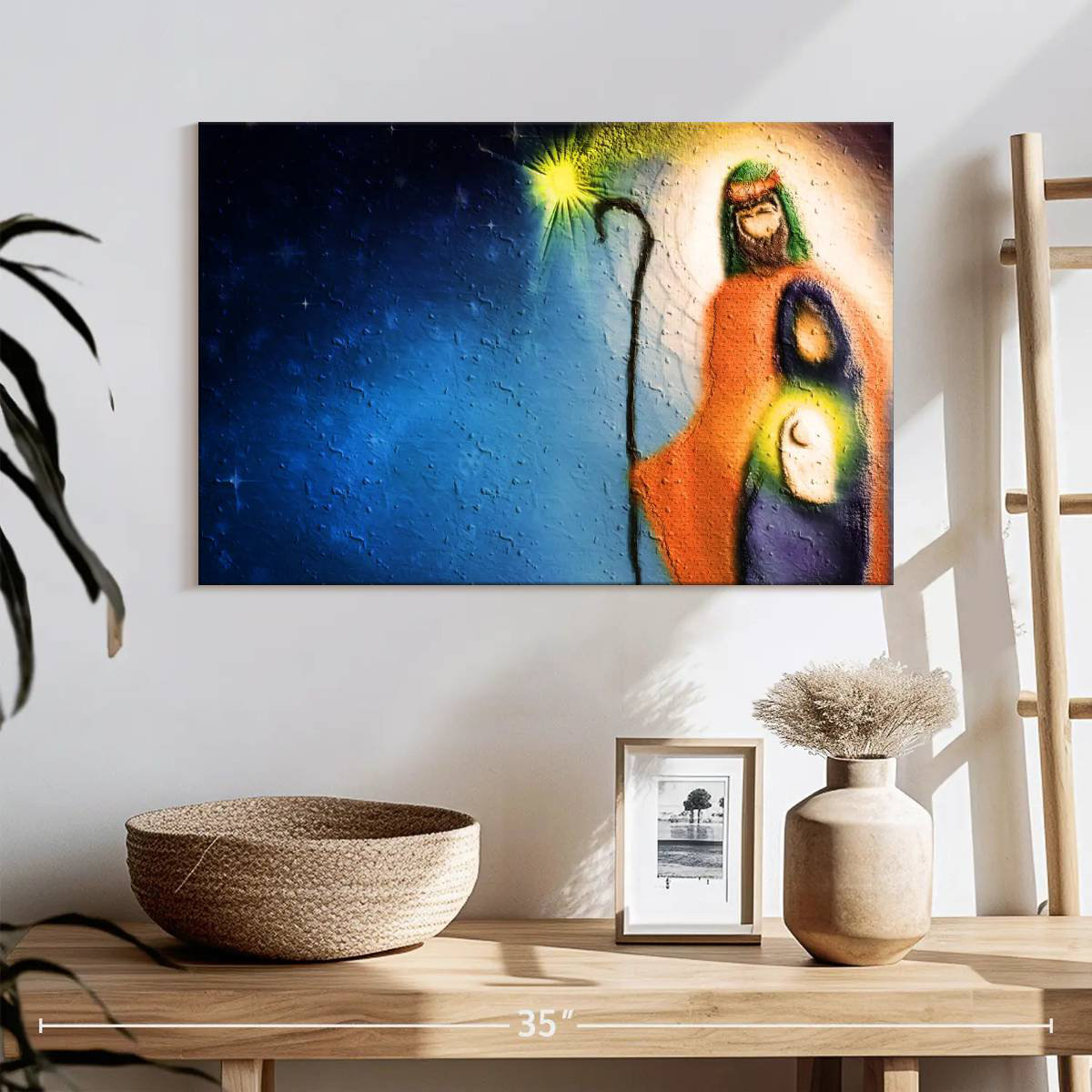 Wrought Studio™ Abstract Nativity Scene | Wayfair