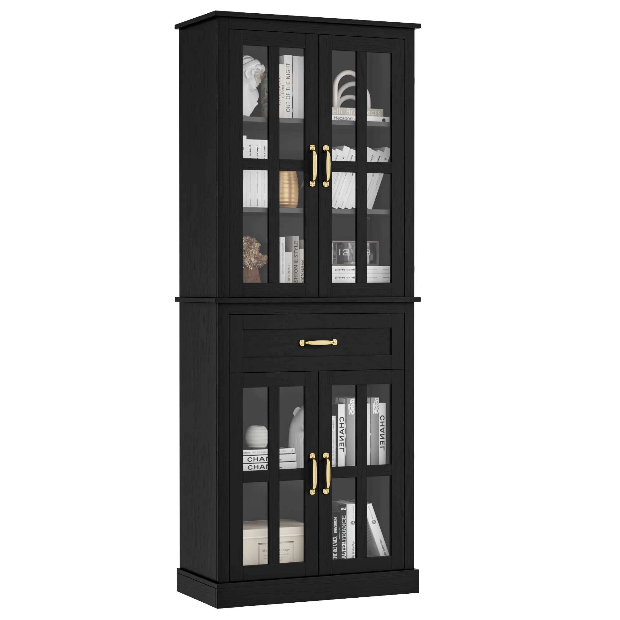 Harriet Bee Book Cabinet Storage Bookcase With Drawer - Wayfair Canada