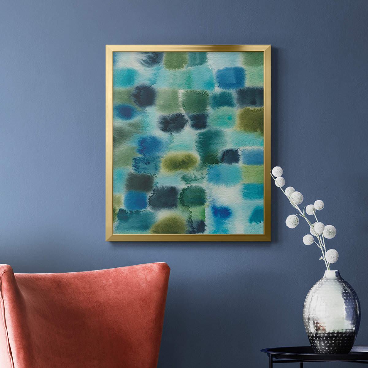 Ebern Designs Earthy Plexus II Premium Framed Canvas - Ready to Hang ...