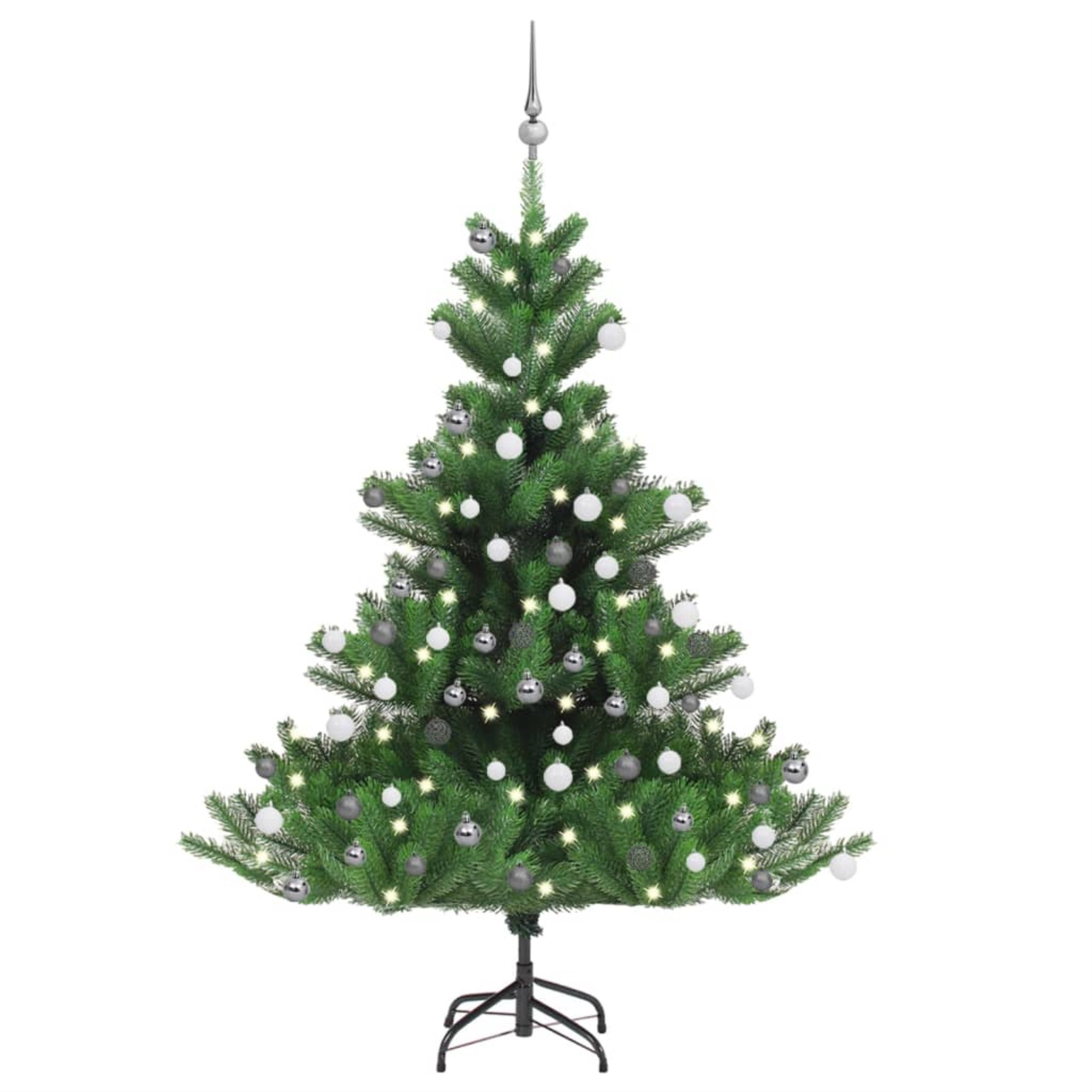 The Holiday Aisle® Christmas Tree Nordmann Fir Artificial Xmas Tree ...