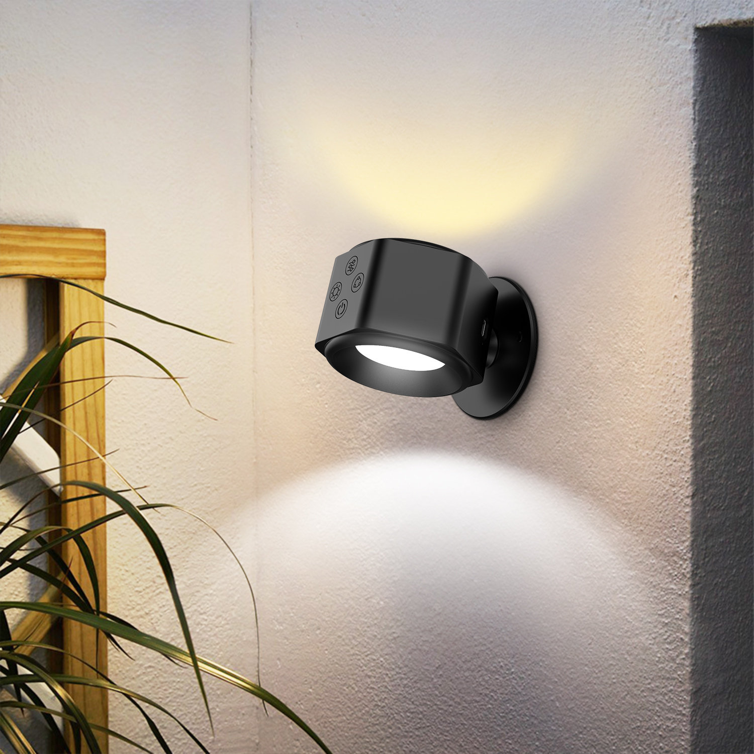 Wrought Studio Up & Down RGB Wall Light & Reviews | Wayfair