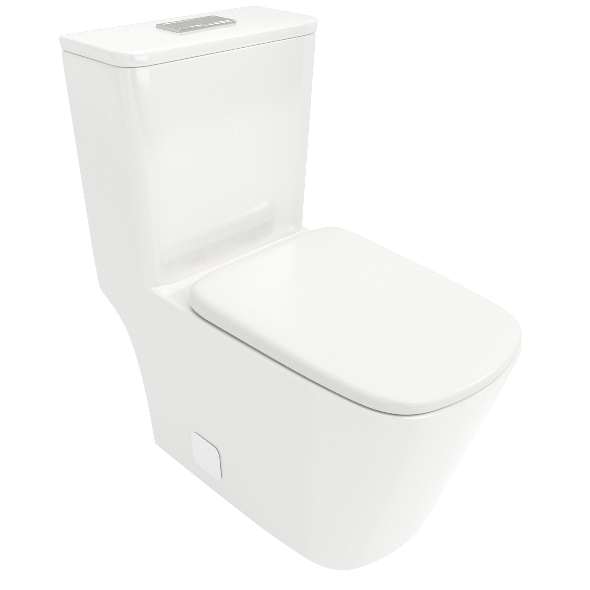 IntrospectiveIncline Ceramic Dual Flush Toilet - Efficient Water Usage ...