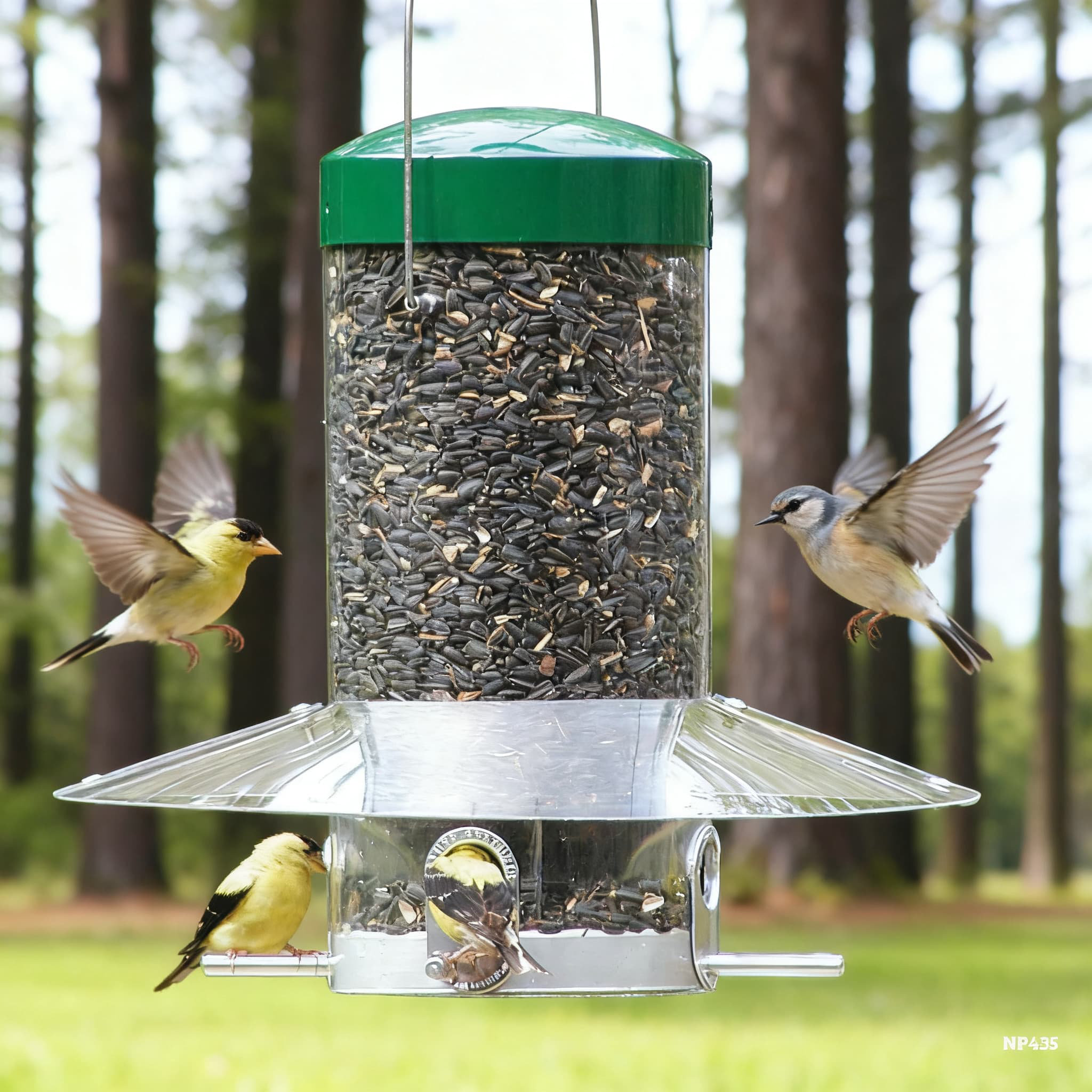 Arlmont & Co. Birds Choice Squirrel Proof Bird Feeder With Weather ...