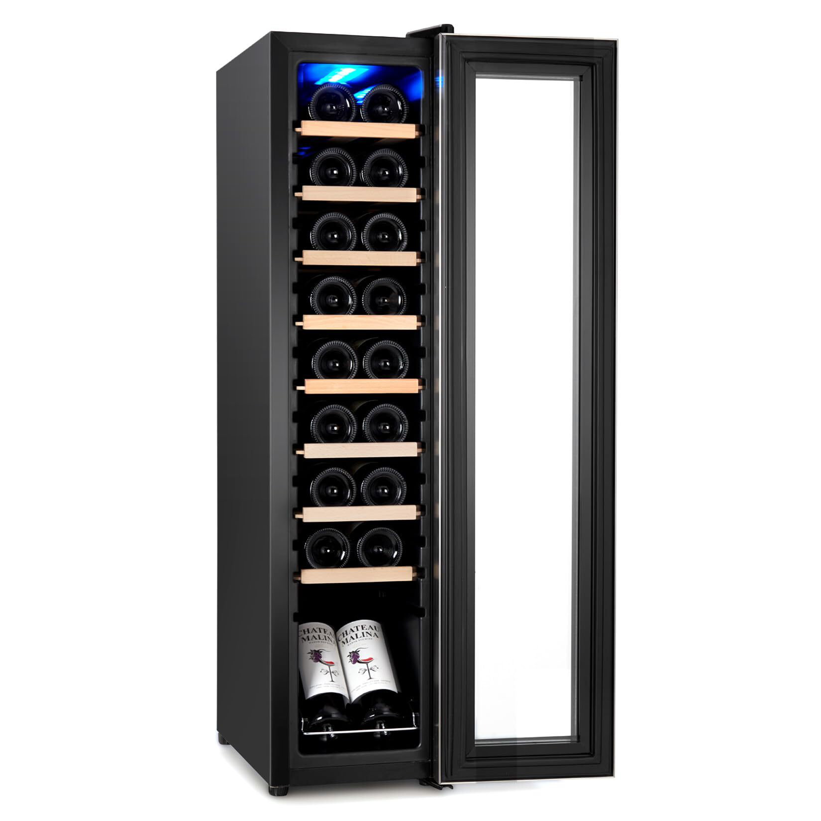 Latitude Run® Wine Cellar With Adjustable Temp Control, Freestanding ...