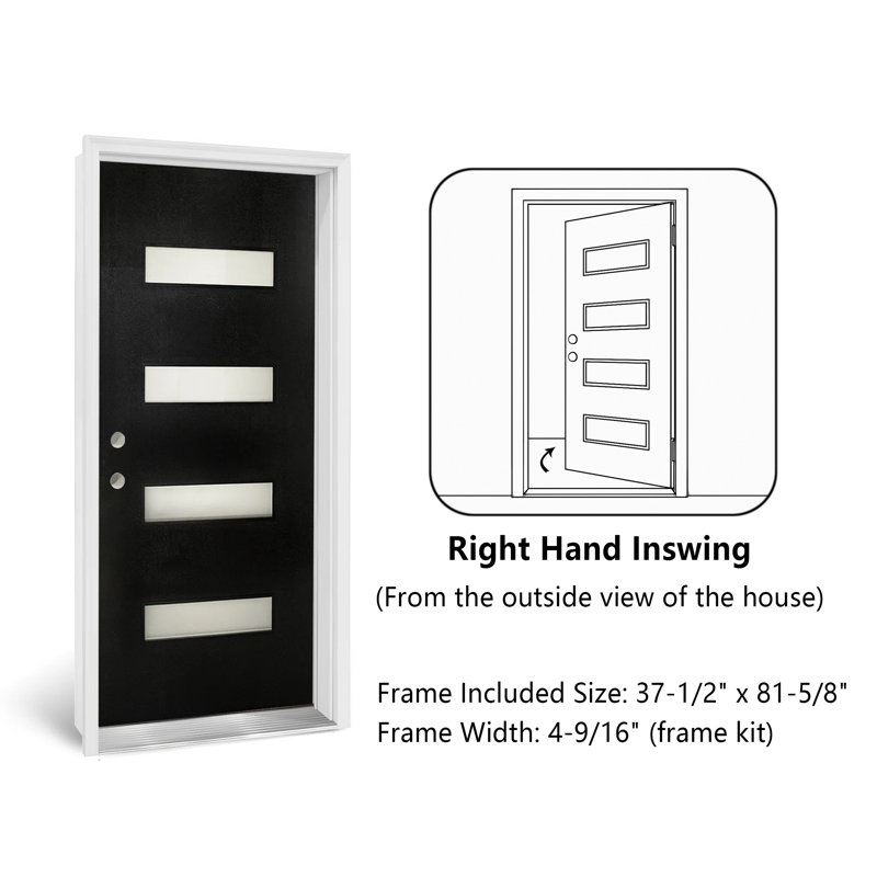 front entry door size