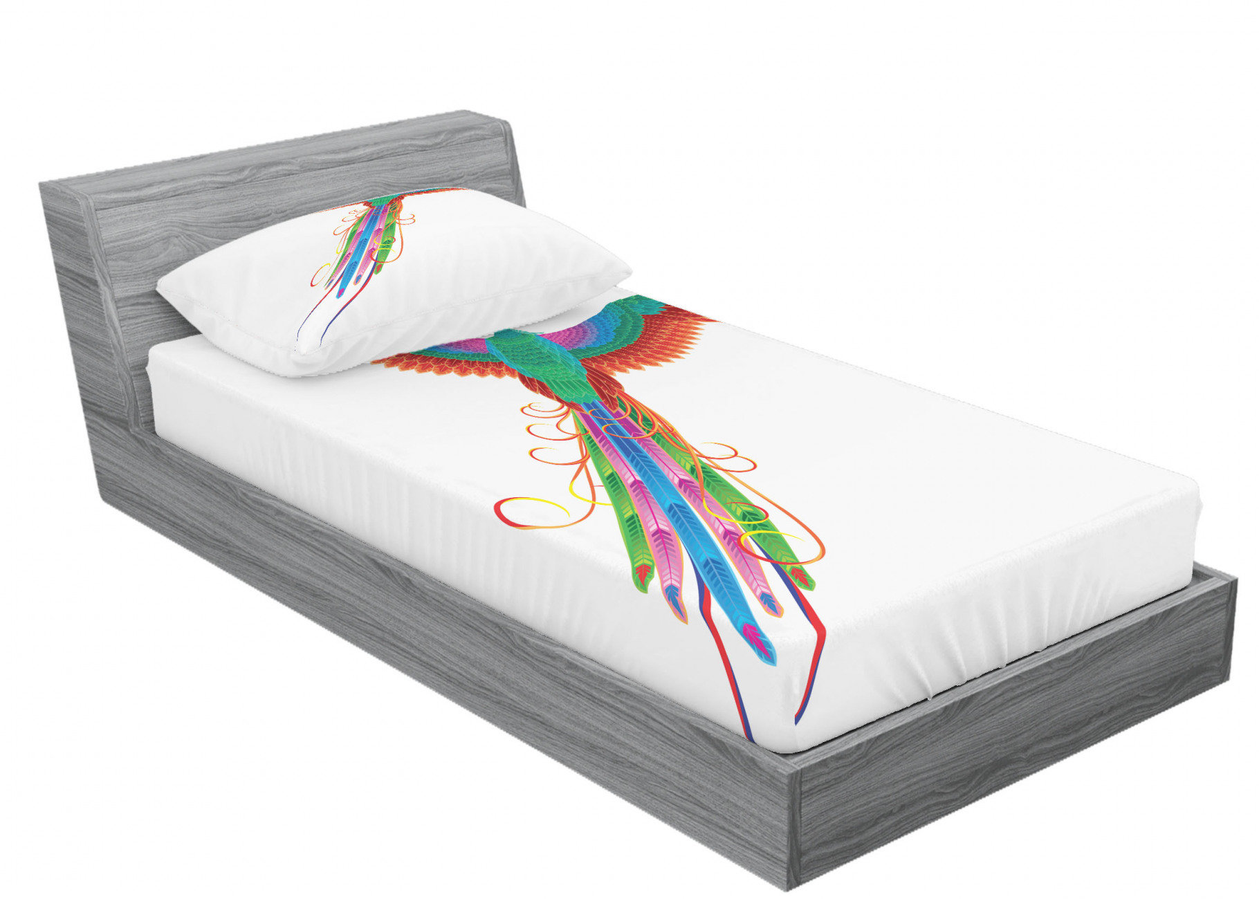 Ambesonne Phoenix Sheet Set | Wayfair