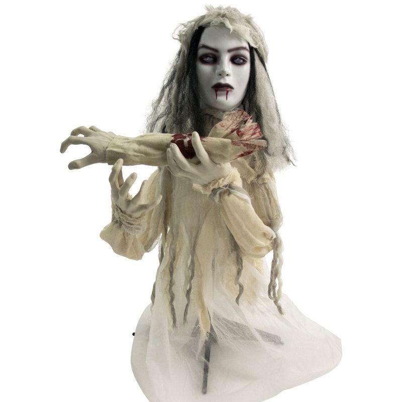 Haunted Hill Farm Scary Groundbreaker Haunted Bride, Halloween ...