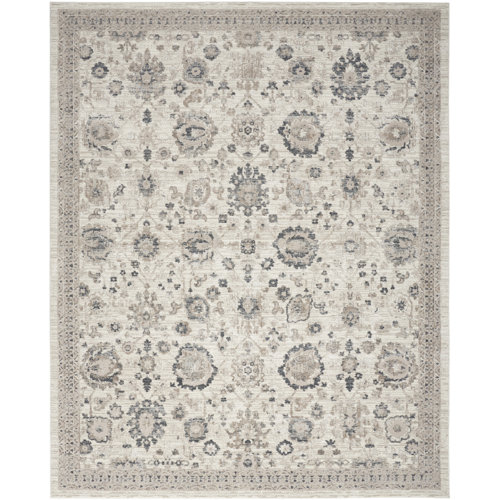 Charlton Home® Dezlynn Ivory Multicolor Vintage Indoor Rug & Reviews ...