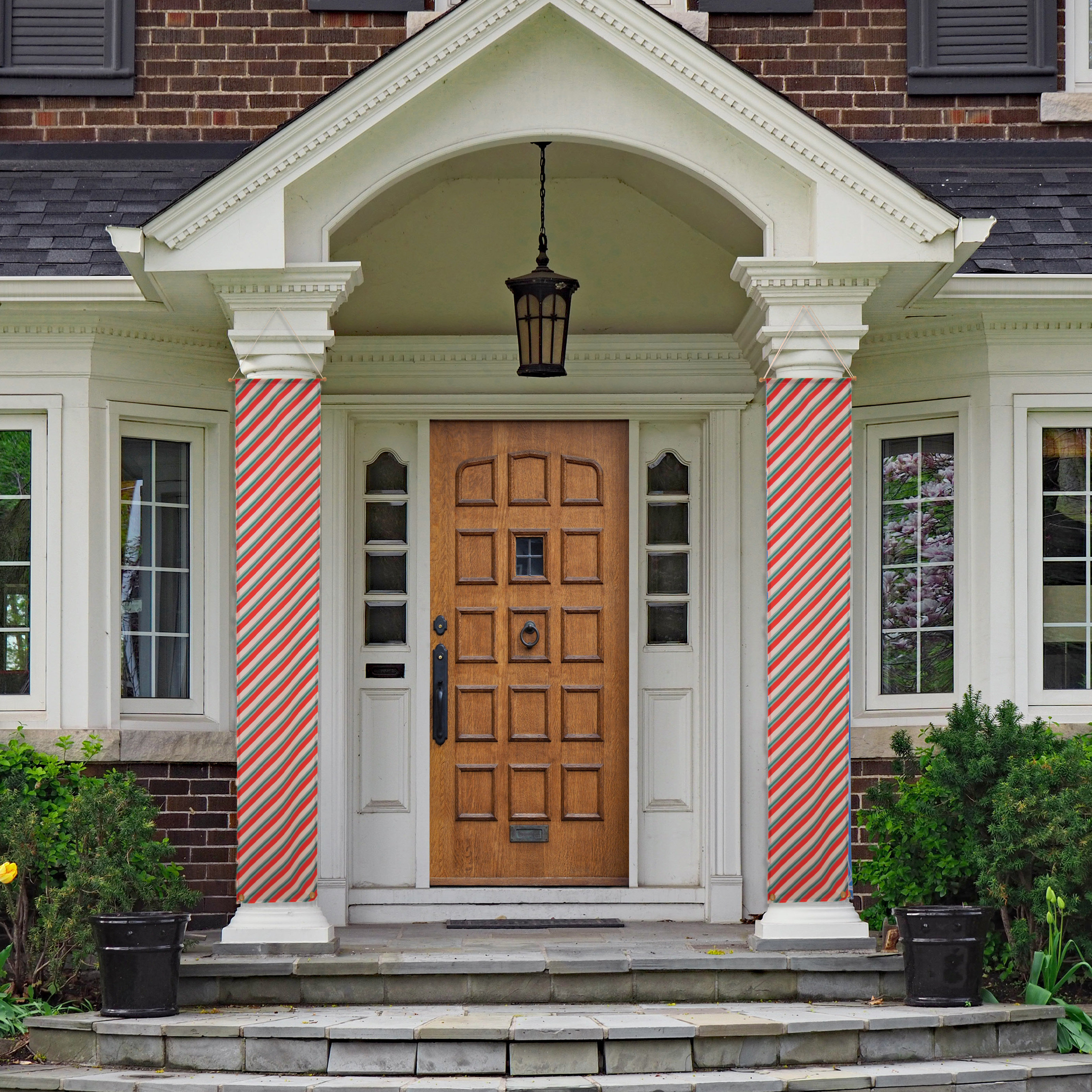 candy cane window decorations