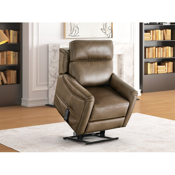 Hokku Designs Hane Heated Power Lift Assist Dual Motor Recliner | Wayfair