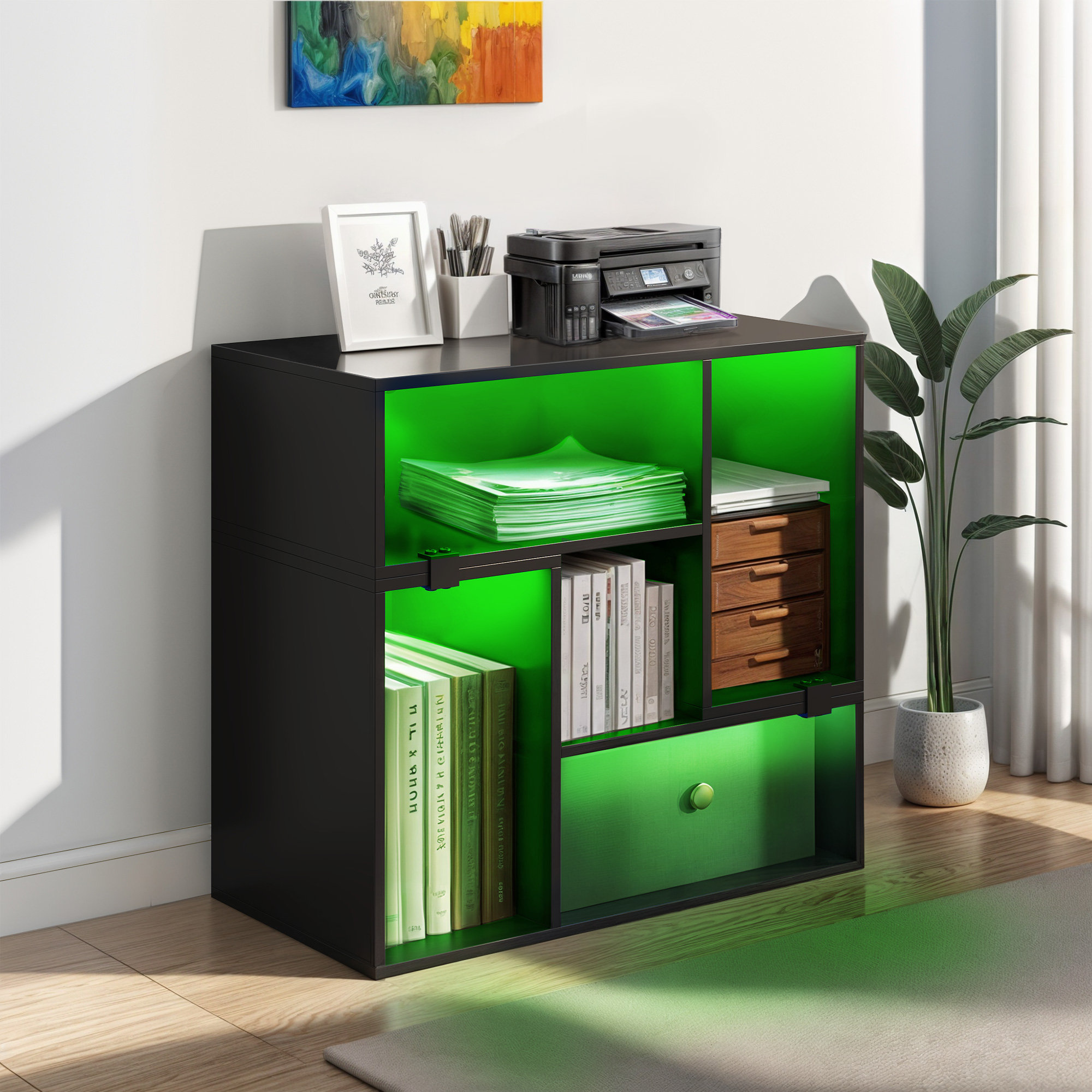 Ebern Designs Gegham Deformable 41.7'' Media Console, TV Stand ...