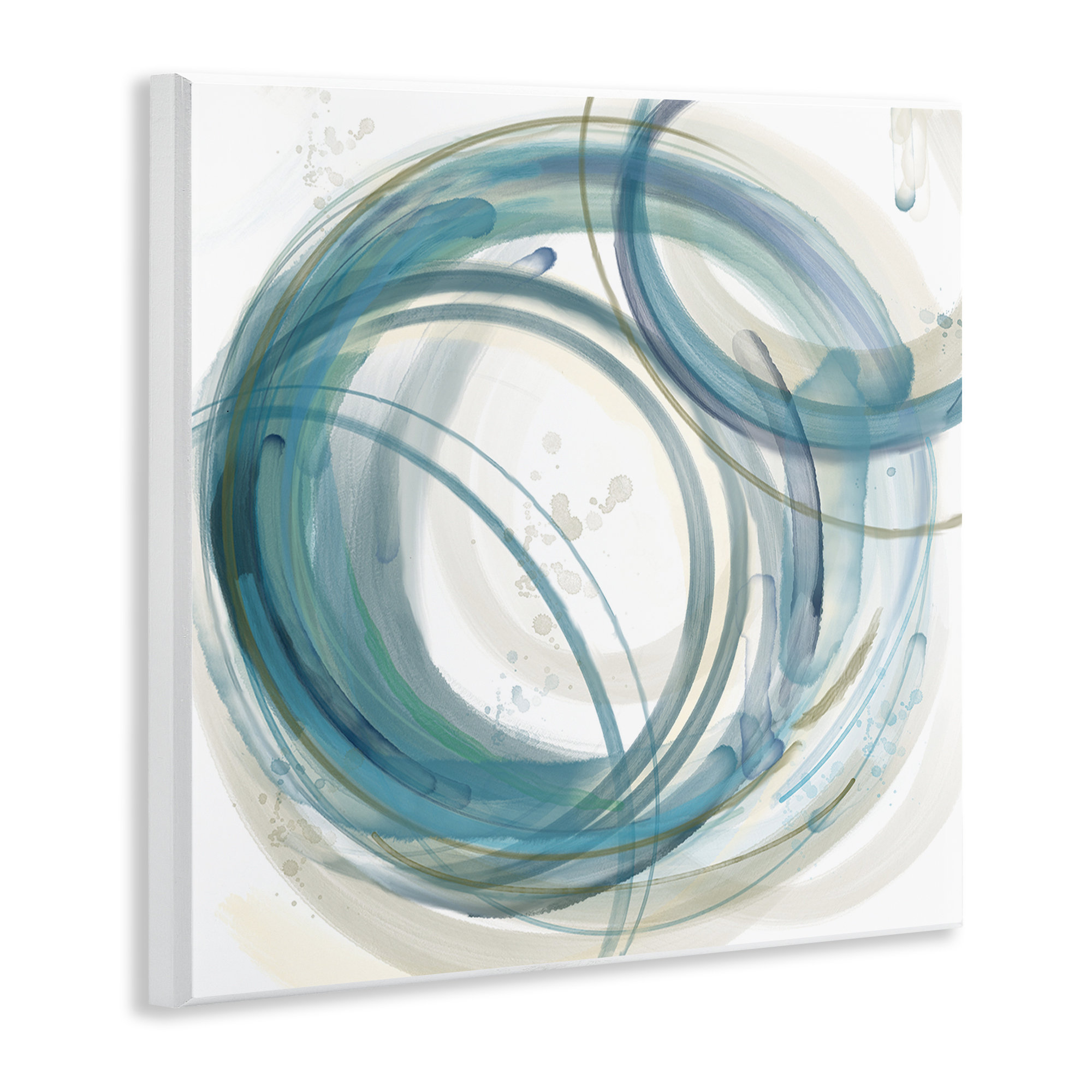 Ebern Designs Round Circular Layered Shapes Wall Plaque Art, design by ...