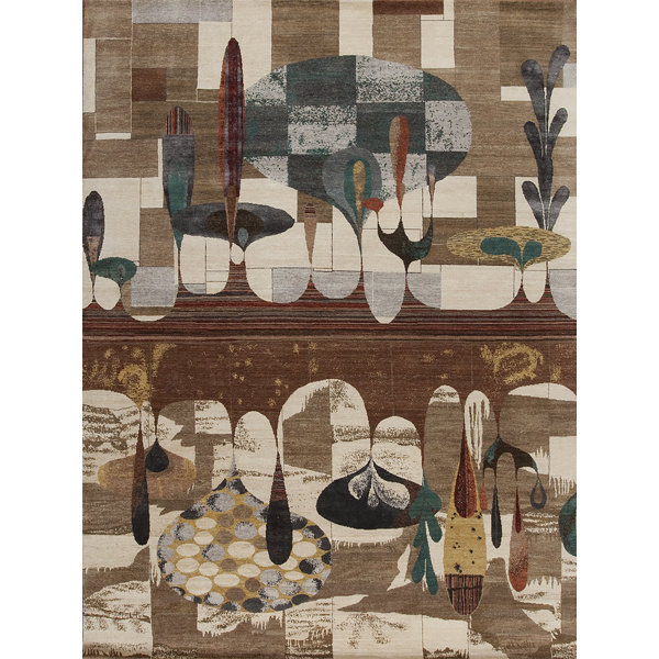 Samad Rugs Rex Ray One-of-a-Kind Rectangle 8' X 10'4" 2010s Area Rug in ...