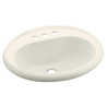 Sterling by Kohler Vikrell Circular Drop-In Bathroom Sink with Overflow ...
