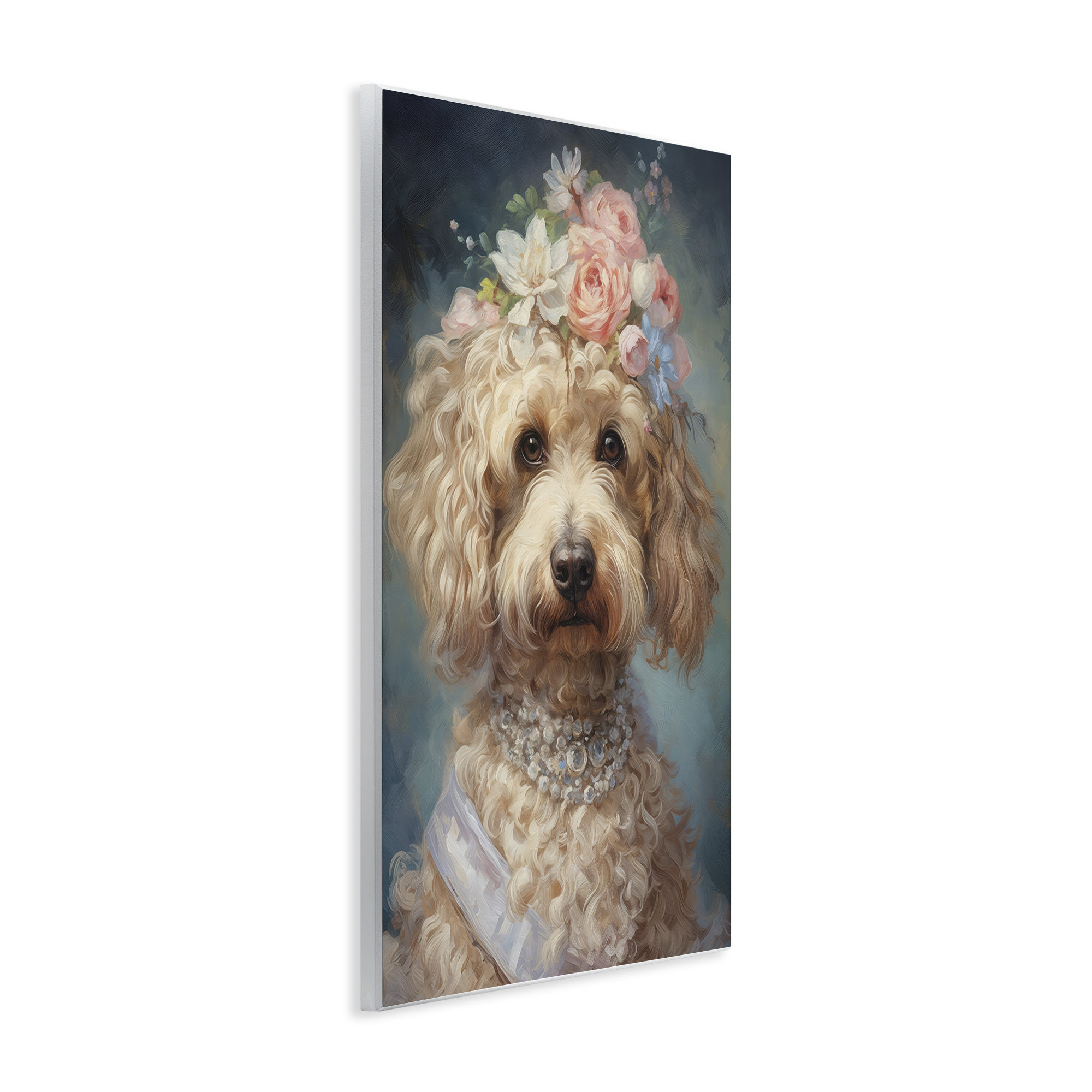 Fleur De Lis Living Fancy Labradoodle Portrait Wall Plaque, design by ...