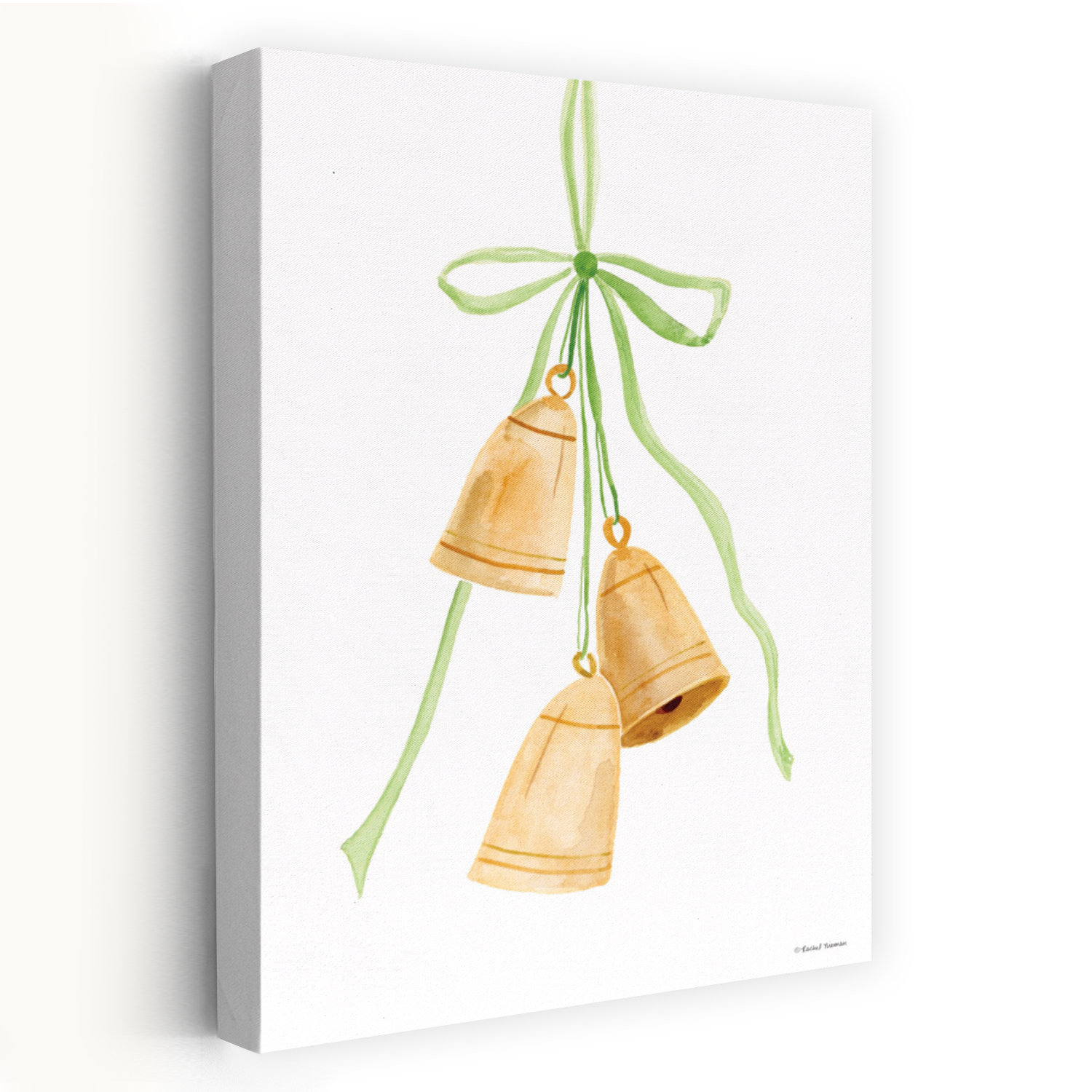 Latitude Run® Christmas Bells Abstract Contemporary Art | Wayfair