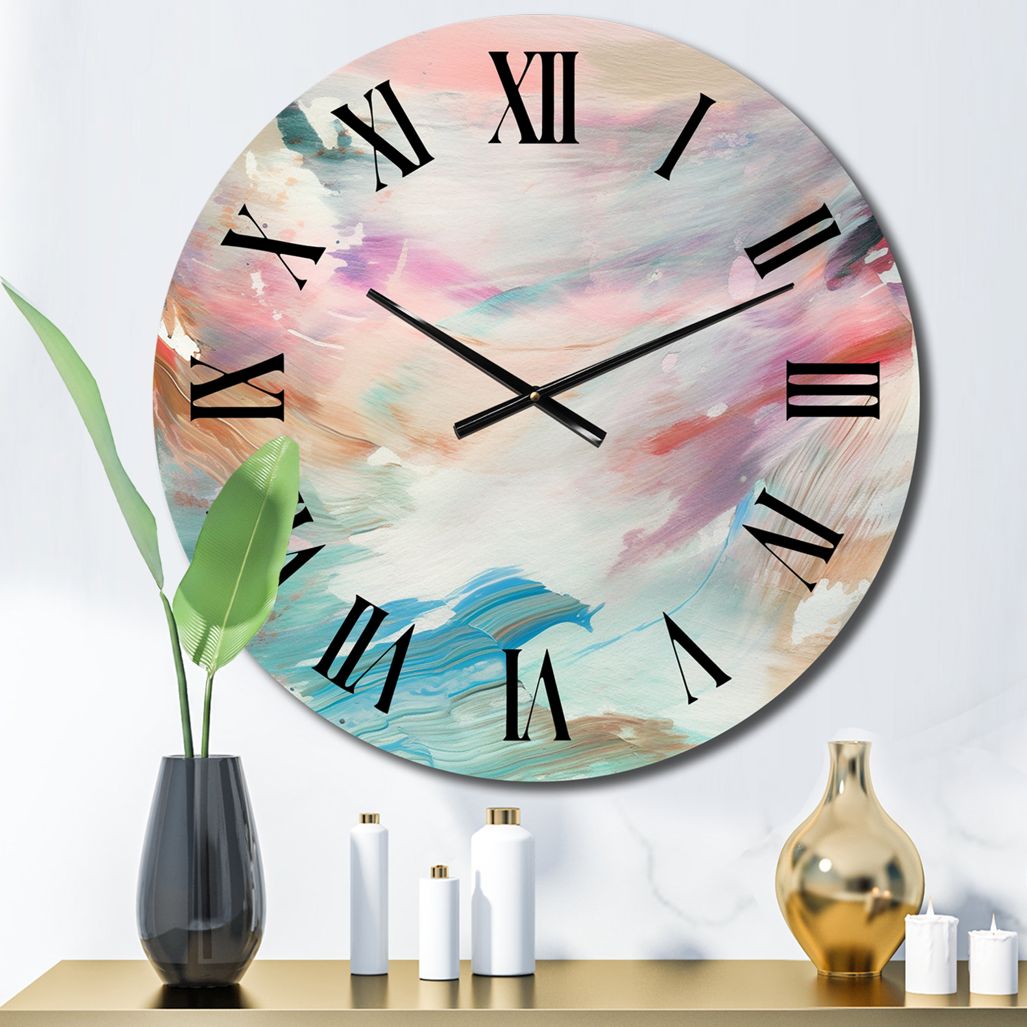 East Urban Home Spring Miracles in Tender Retro Pastel III - Abstract ...
