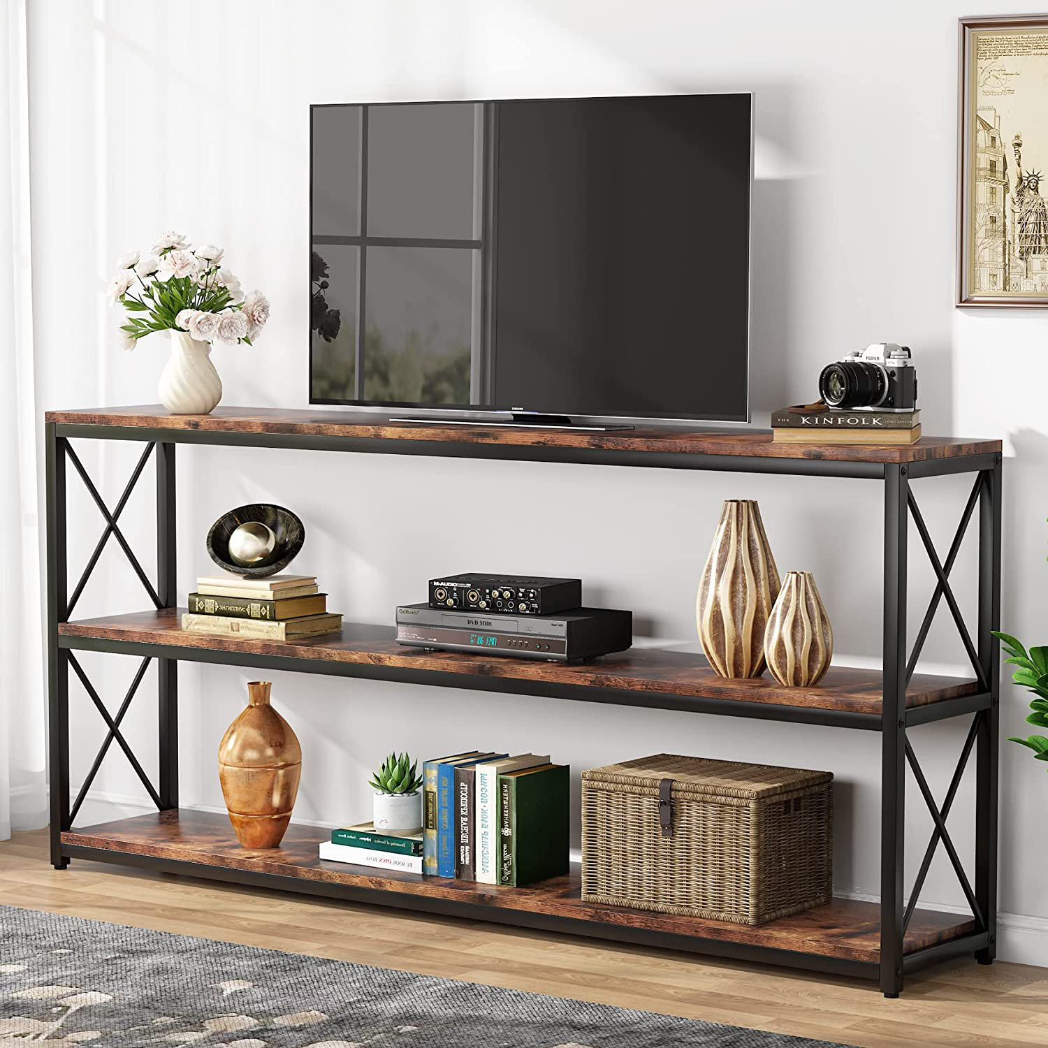 17 Stories Elizajane 70.6" Console Table & Reviews | Wayfair
