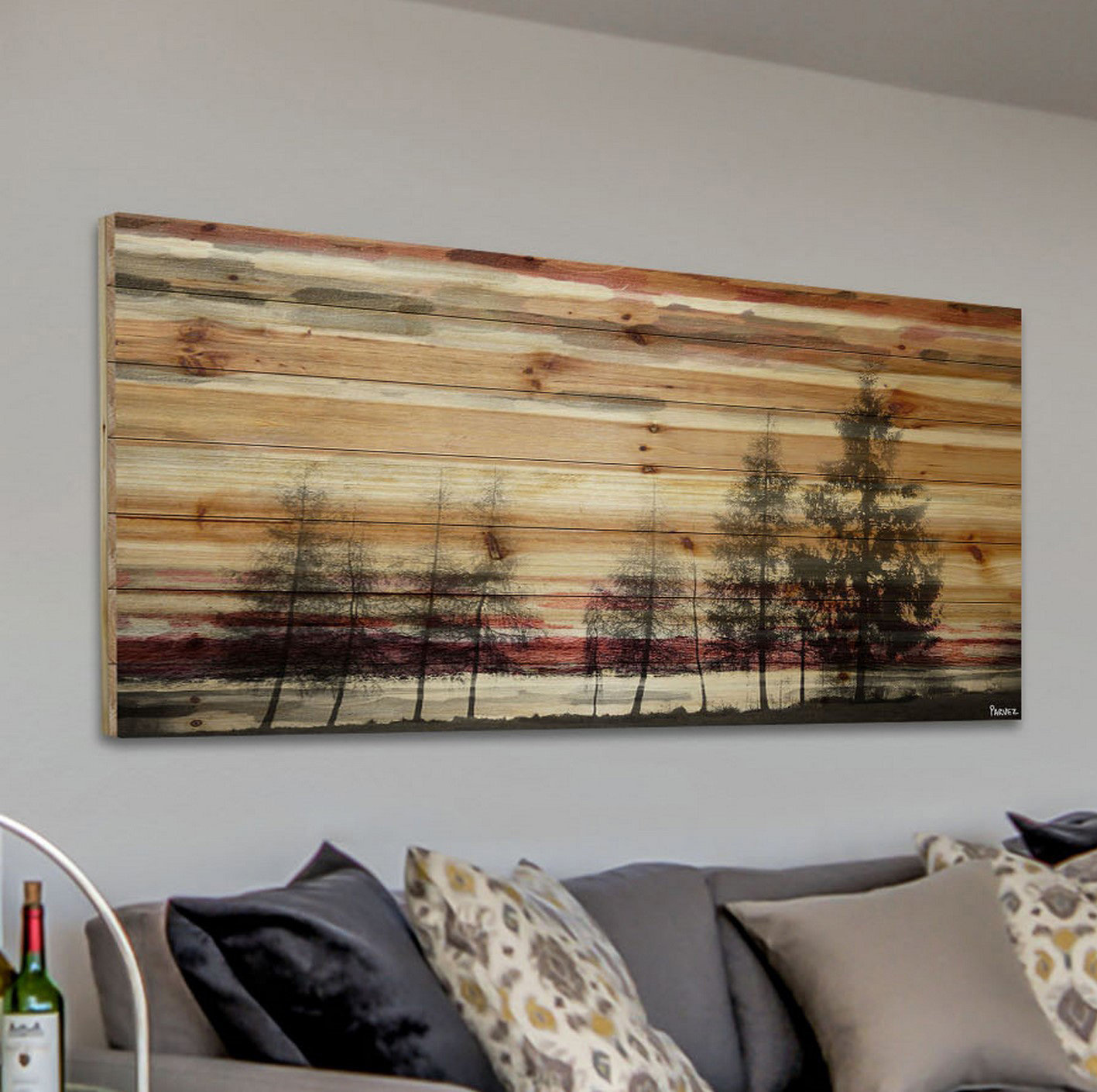 Steelside™ Verona Forest of Firs Art by Parvez Taj - Unframed Painting ...