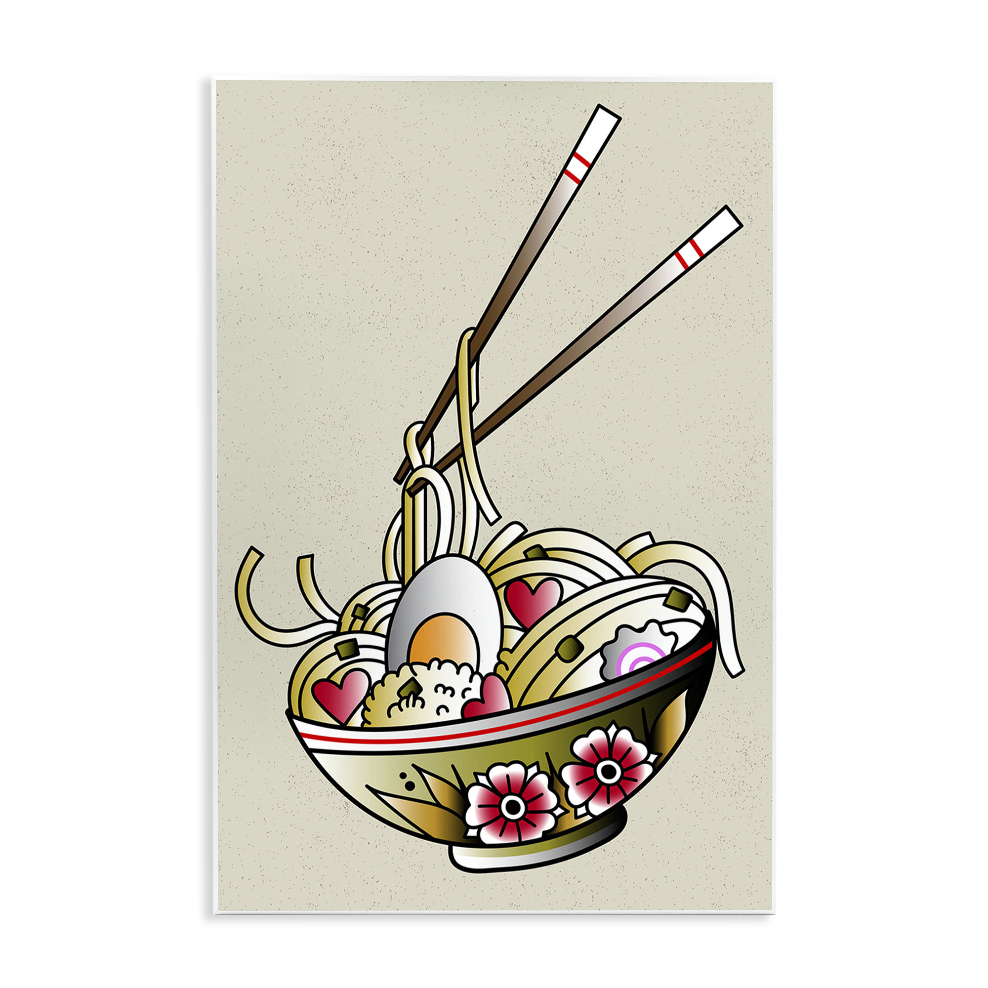 Winston Porter Tattoo Style Ramen Bowl Wall Plaque Art by Incado | Wayfair