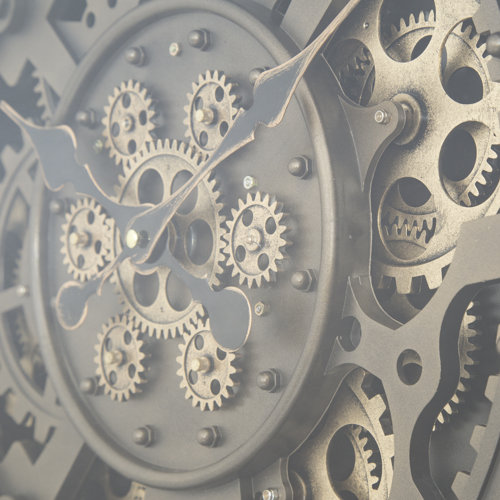 17 Stories Valencia Metal Wall Clock | Wayfair