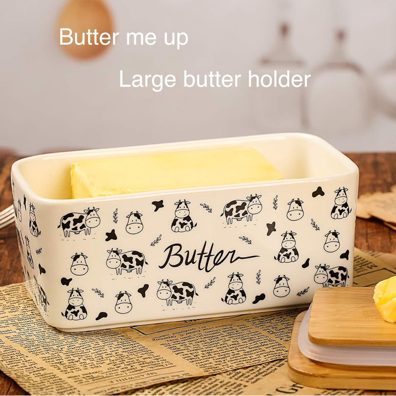 deep butter dish
