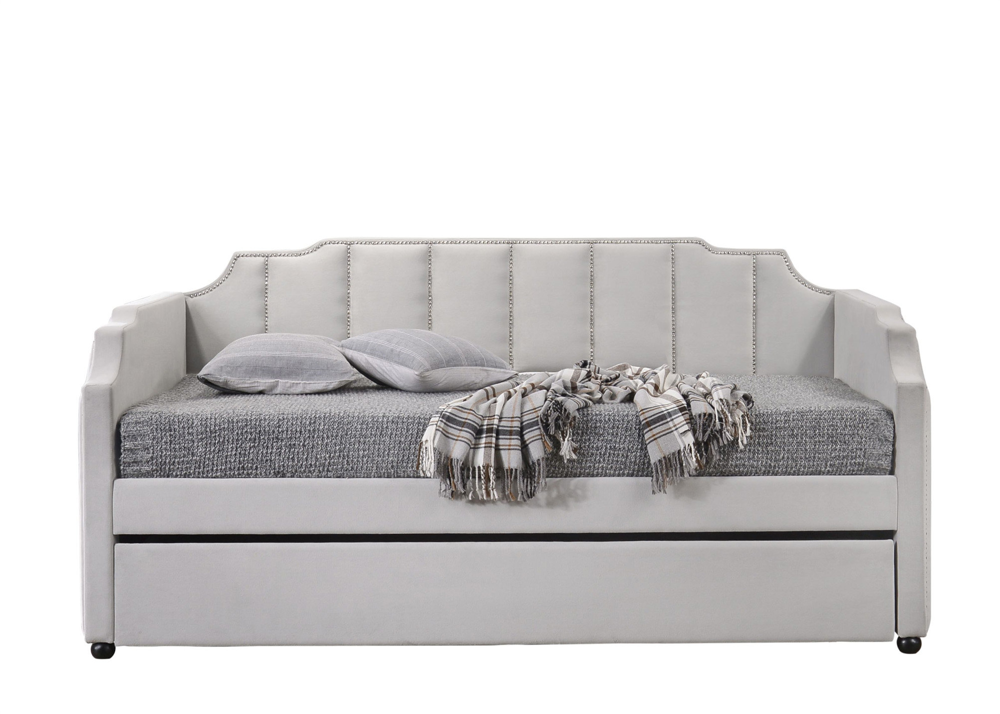 Wildon Home® Nateal Upholstered Daybed with Trundle | Wayfair