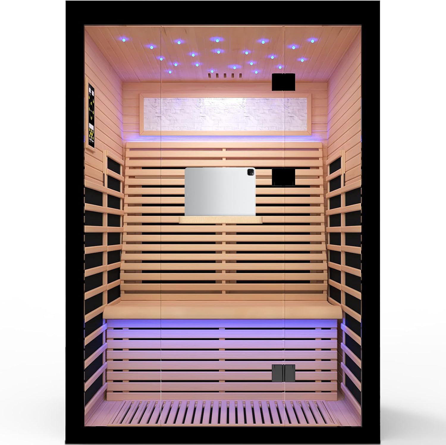 ATC CABINETS 2 Person Infrared Sauna Room Far Infrared Saunas Home ...