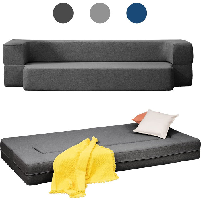 Alwyn Home Nasturtium 10'' Memory Foam Futon Mattress FutonMattress ...