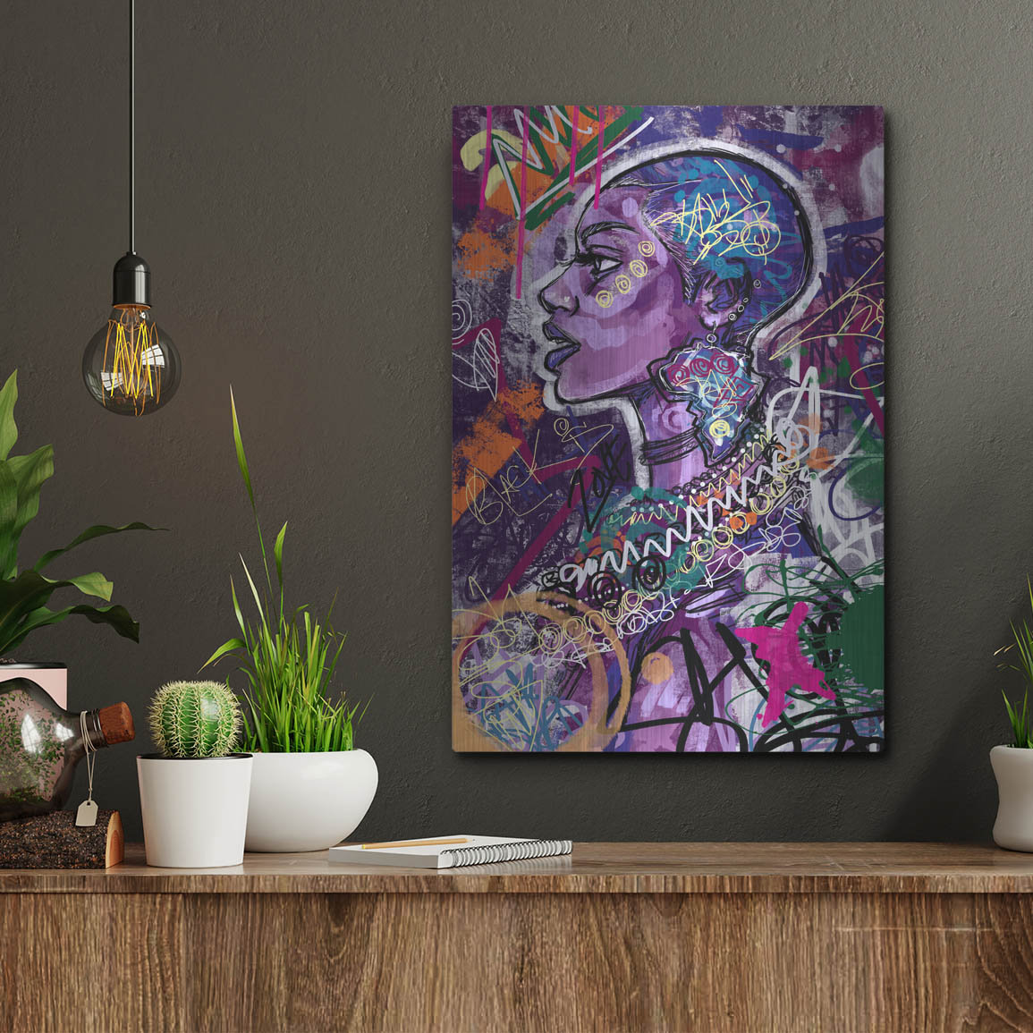 Lark Manor™ " Black Is Love " by Justin Copeland | Wayfair