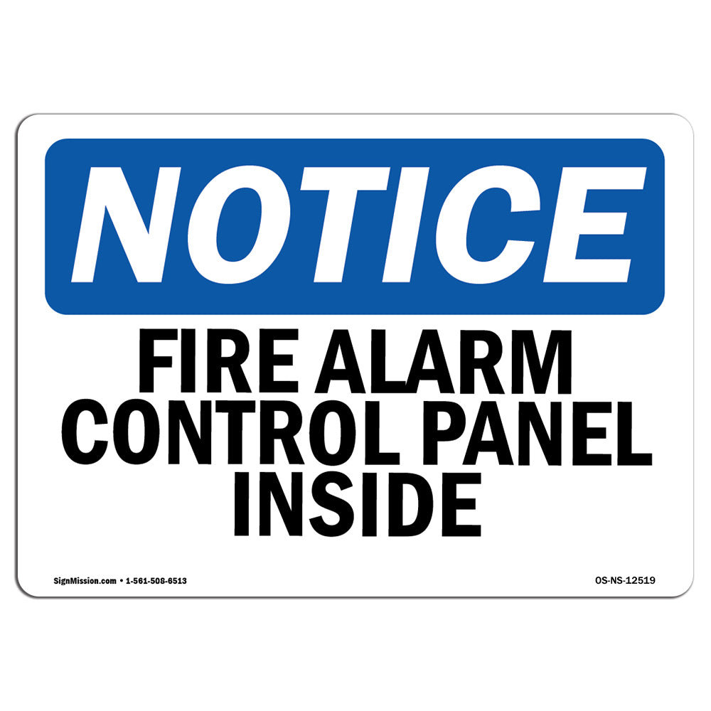 SignMission Fire Alarm Control Panel Inside Sign | Wayfair