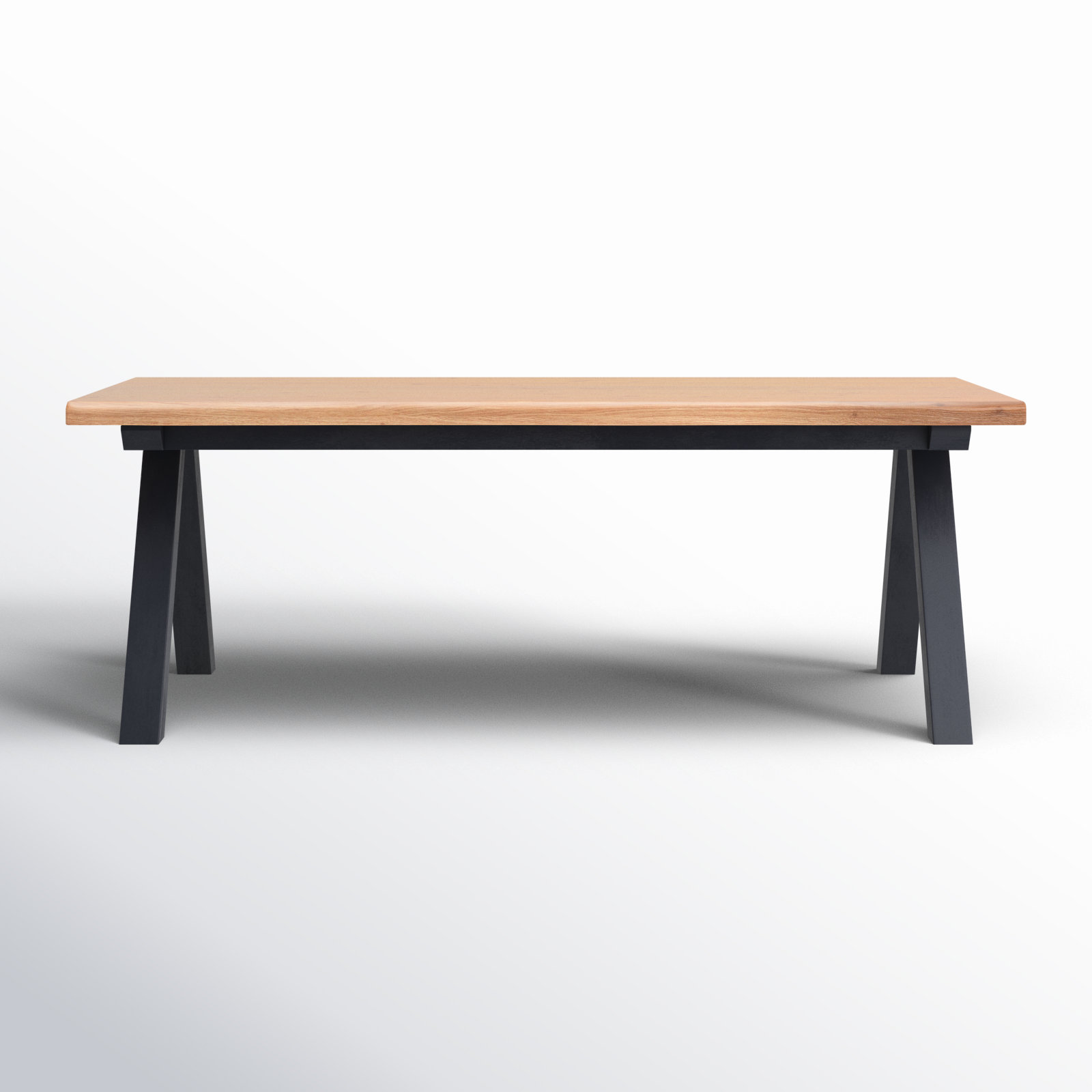 AllModern Sten 83" Wood Farmhouse Dining Table & Reviews | Wayfair