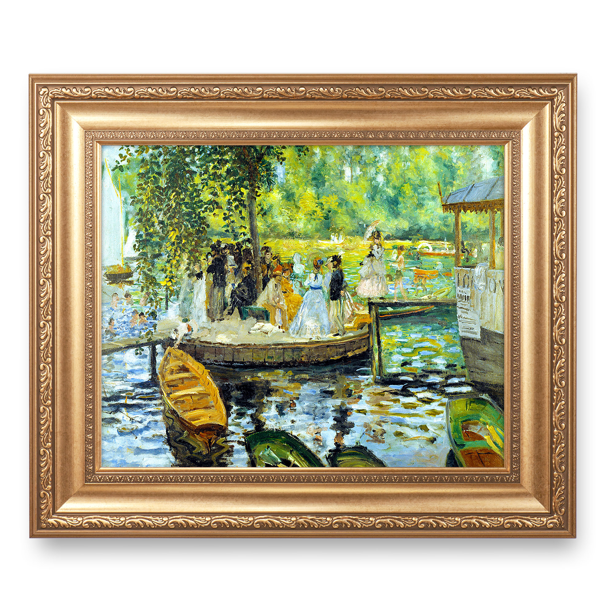 Alcott Hill® La Grenouillère by Pierre-Auguste Renoir Painting ...