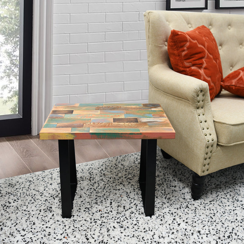 Loon Peak® Bomani 16'' Tall Frame End Table & Reviews | Wayfair