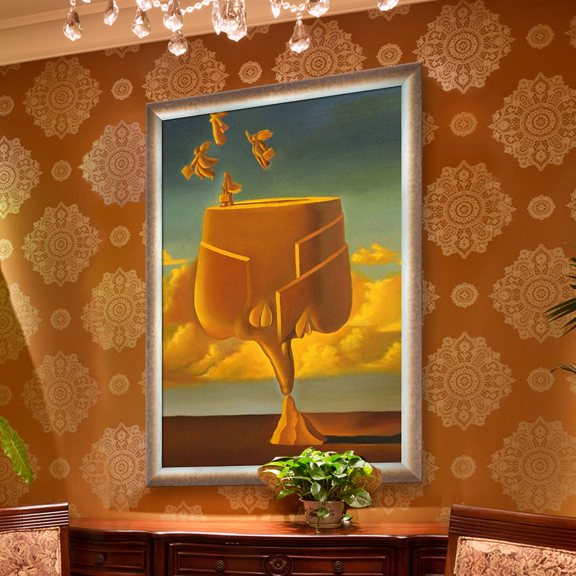 Ivy Bronx 'Airport of Angels' by Ruben Cukier - Picture Frame Painting ...
