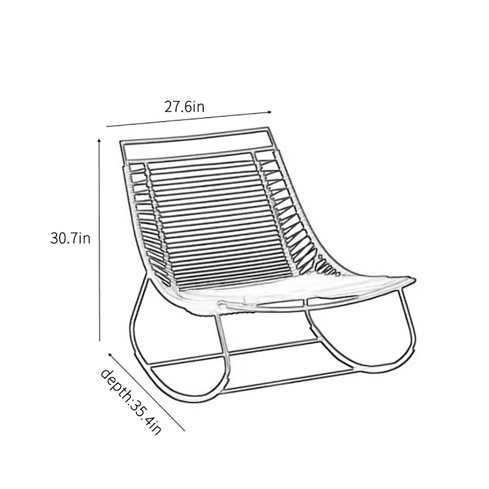 Comfort Zone Furniture.e Home Casual Rocking Chair Knitting Chair ...