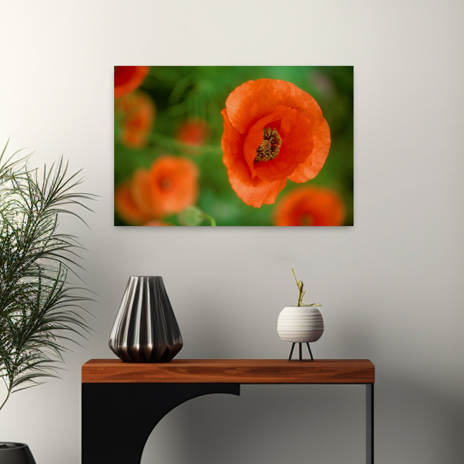 George Oliver Poppy Puff Delicate Vibrant Nature Flower Art | Wayfair