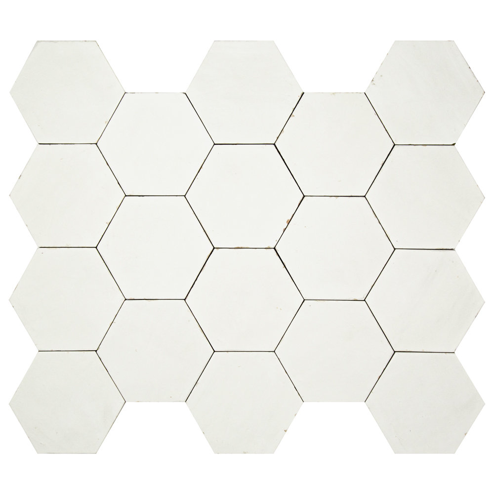 KDC Tile and Marble Geometric Hexagon 6" x 6" Porcelain Wall & Floor ...