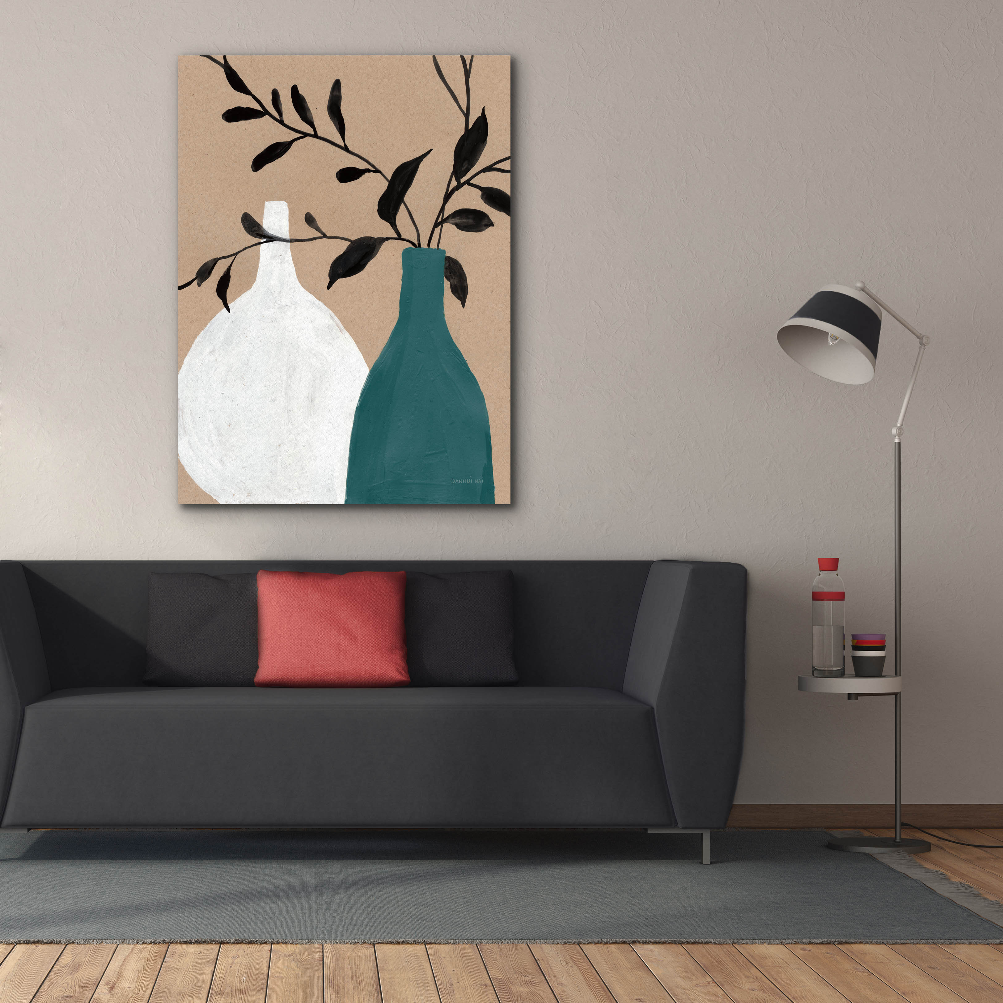 Epic Graffiti 'Slender Stems 2 Blue' by Danhui Nai Canvas Wall Art, 40 ...