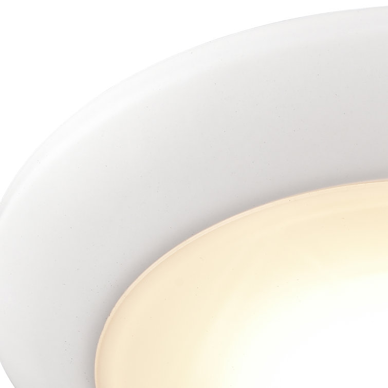 Ebern Designs Jonquavious Glass LED Flush Mount - Wayfair Canada