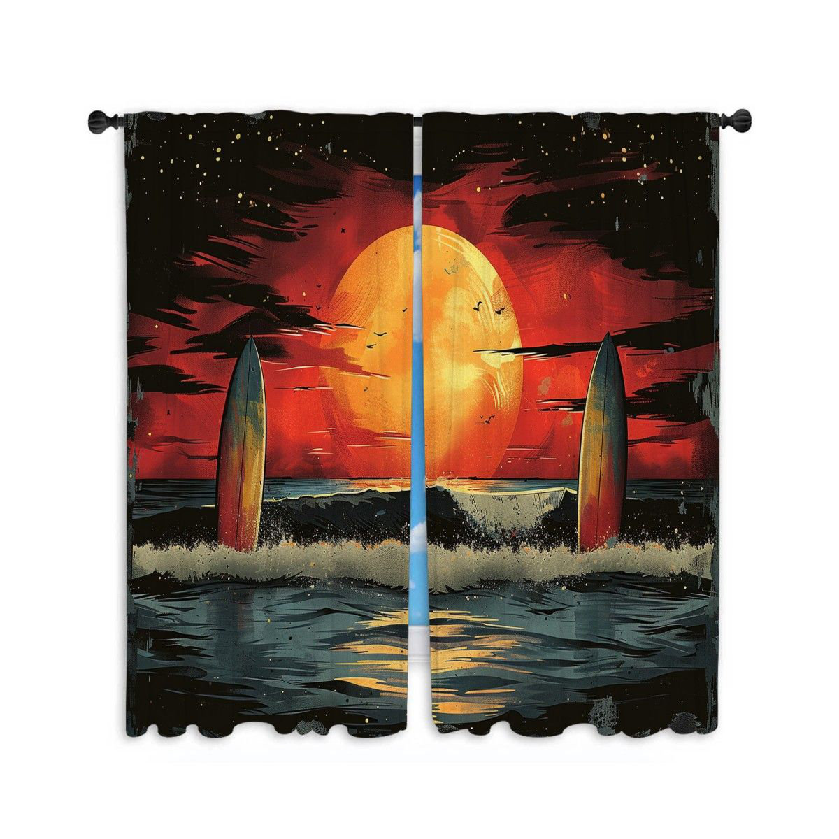 Wildon Home® Devoney Polyester Room Darkening Curtain Pair | Wayfair