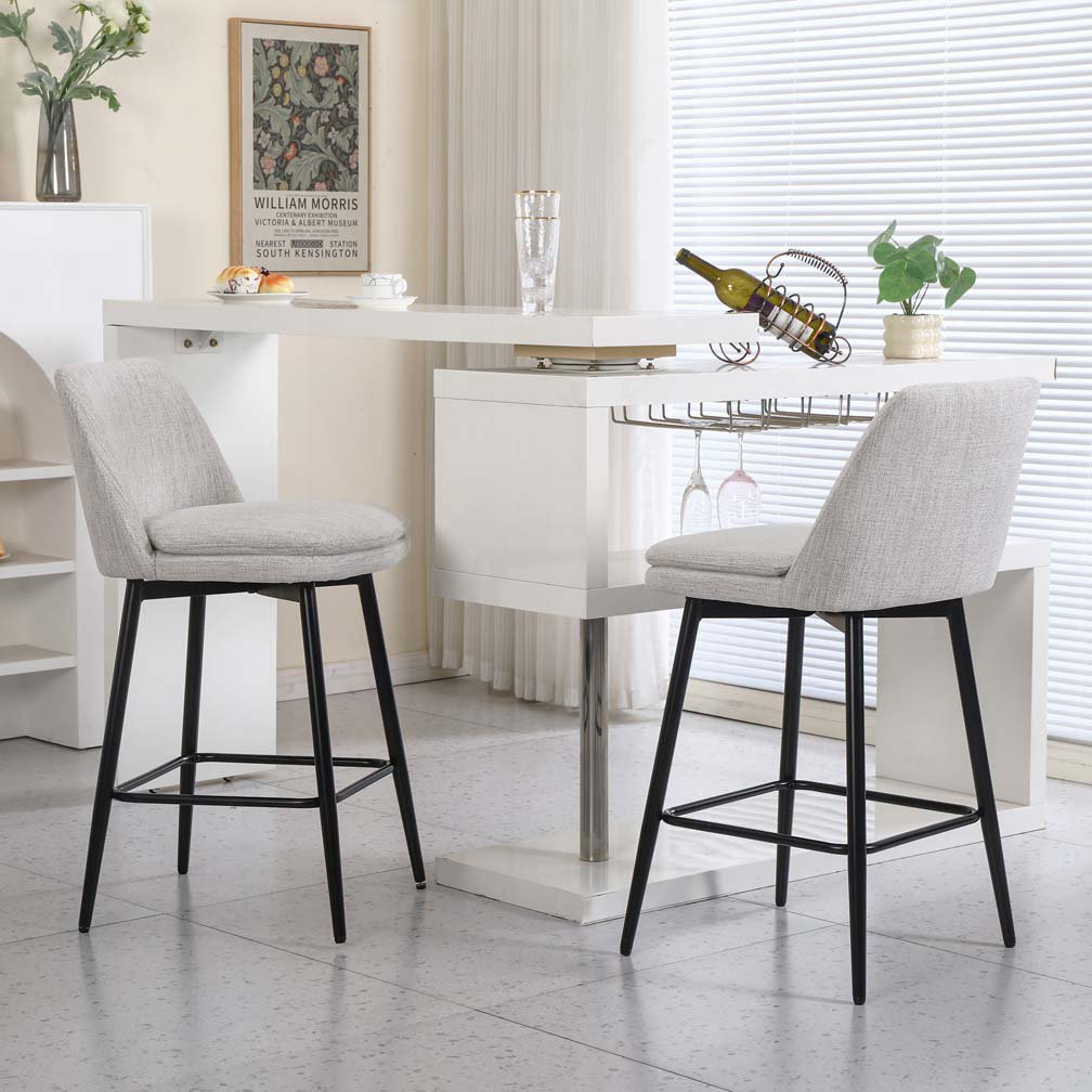 George Oliver Counter Height Swivel Bar Stools | Wayfair