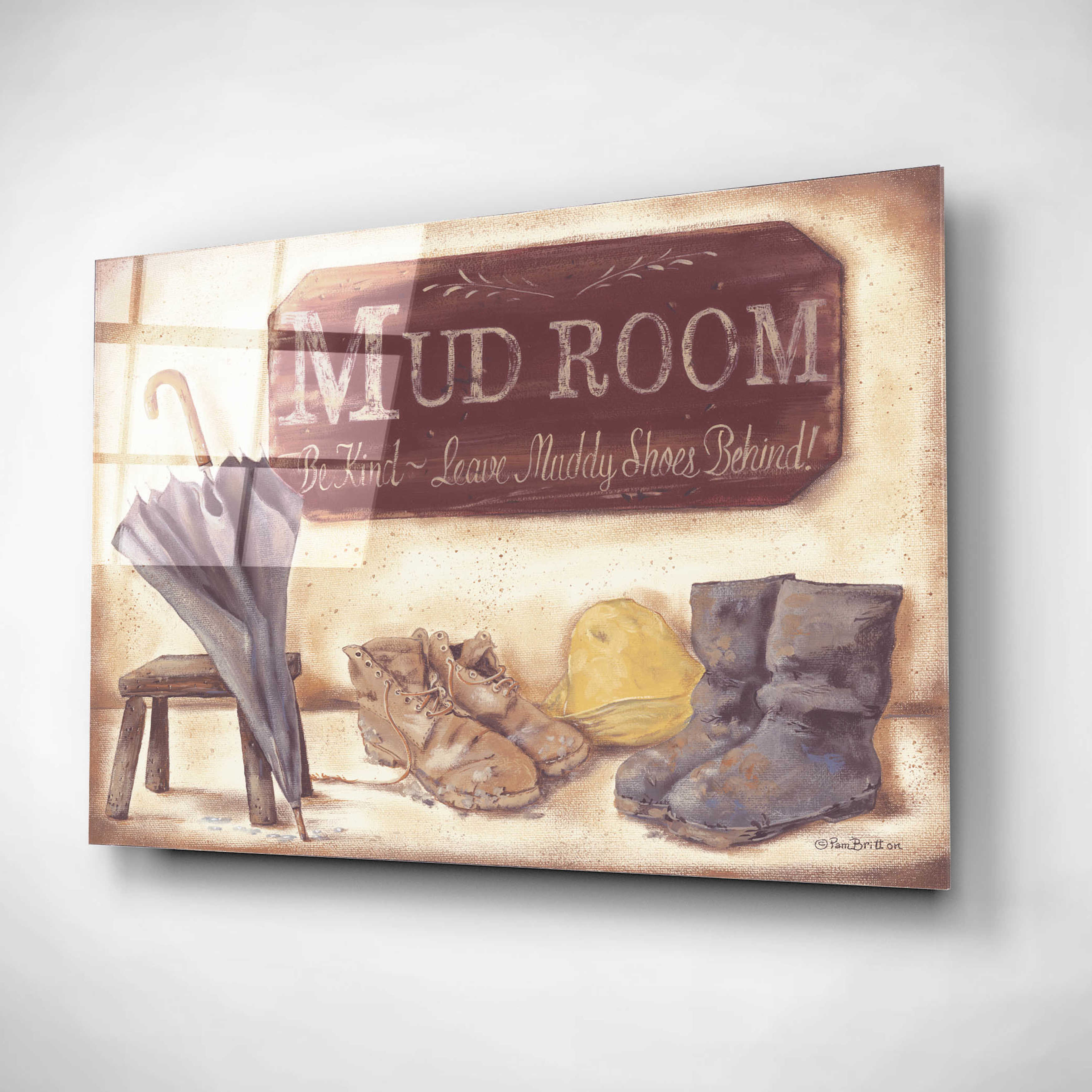Trinx Muddy Shoes by Pam Britton - Unframed Graphic Art | Wayfair