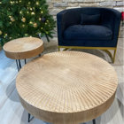 Union Rustic Aburto 2-Piece Modern Farmhouse Living Room Coffee Table ...