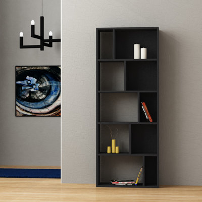 East Urban Home Geometric Bookcase & Reviews | Wayfair